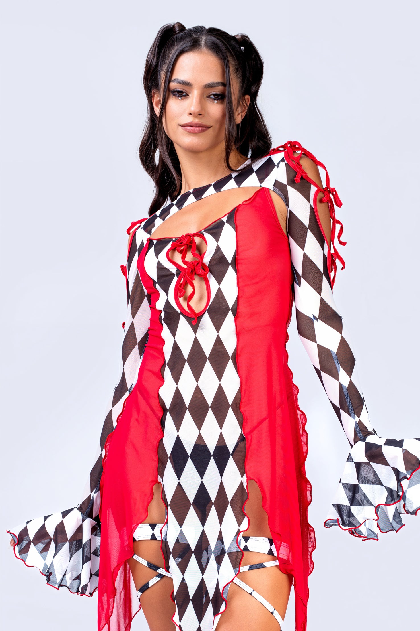 Final Bow 2 Piece Ribbon Dress - BADINKA