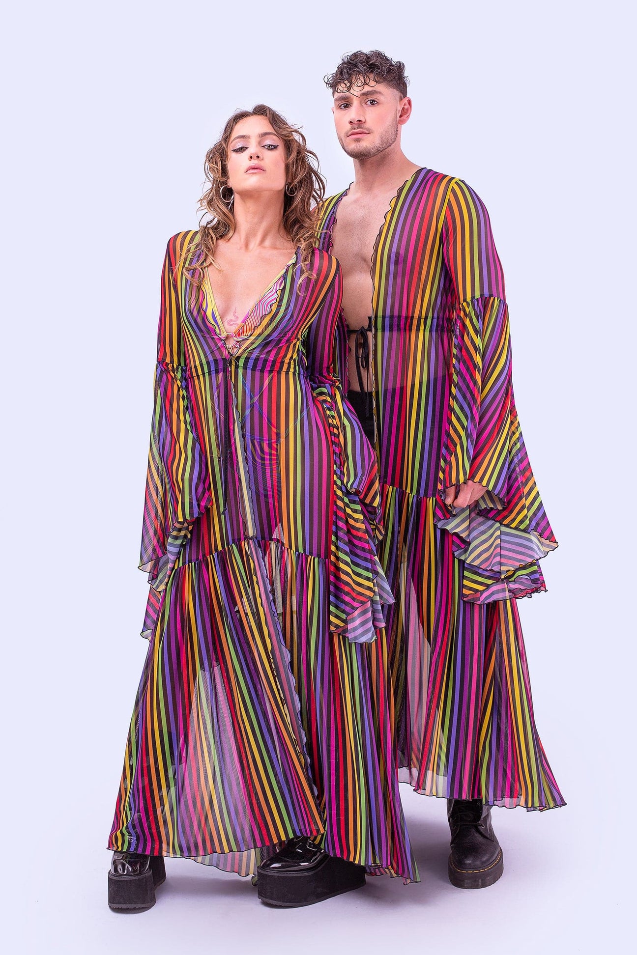 Refraction Unisex Mesh Duster – BADINKA