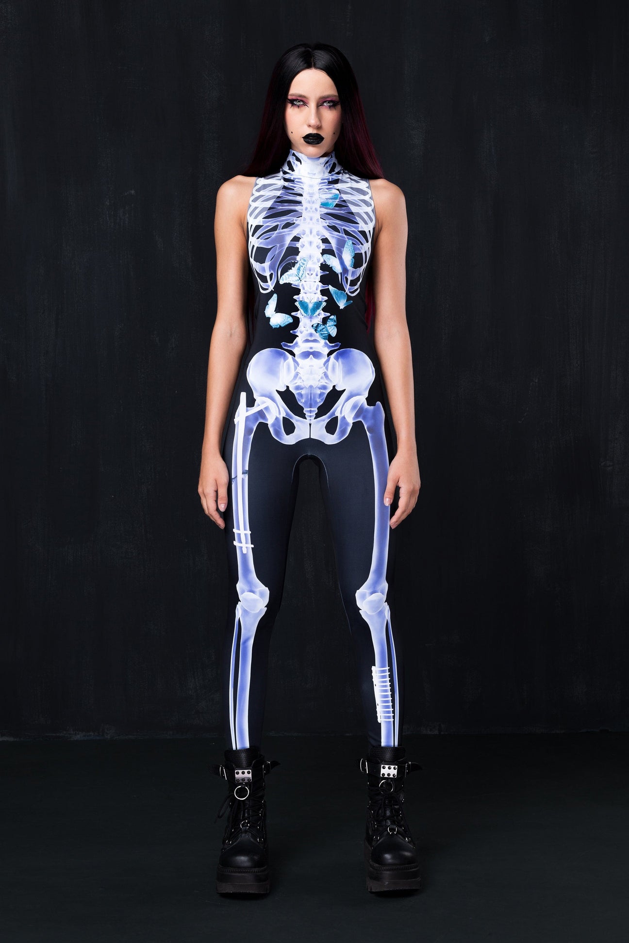 X Ray Skeleton Sleeveless Costume – BADINKA