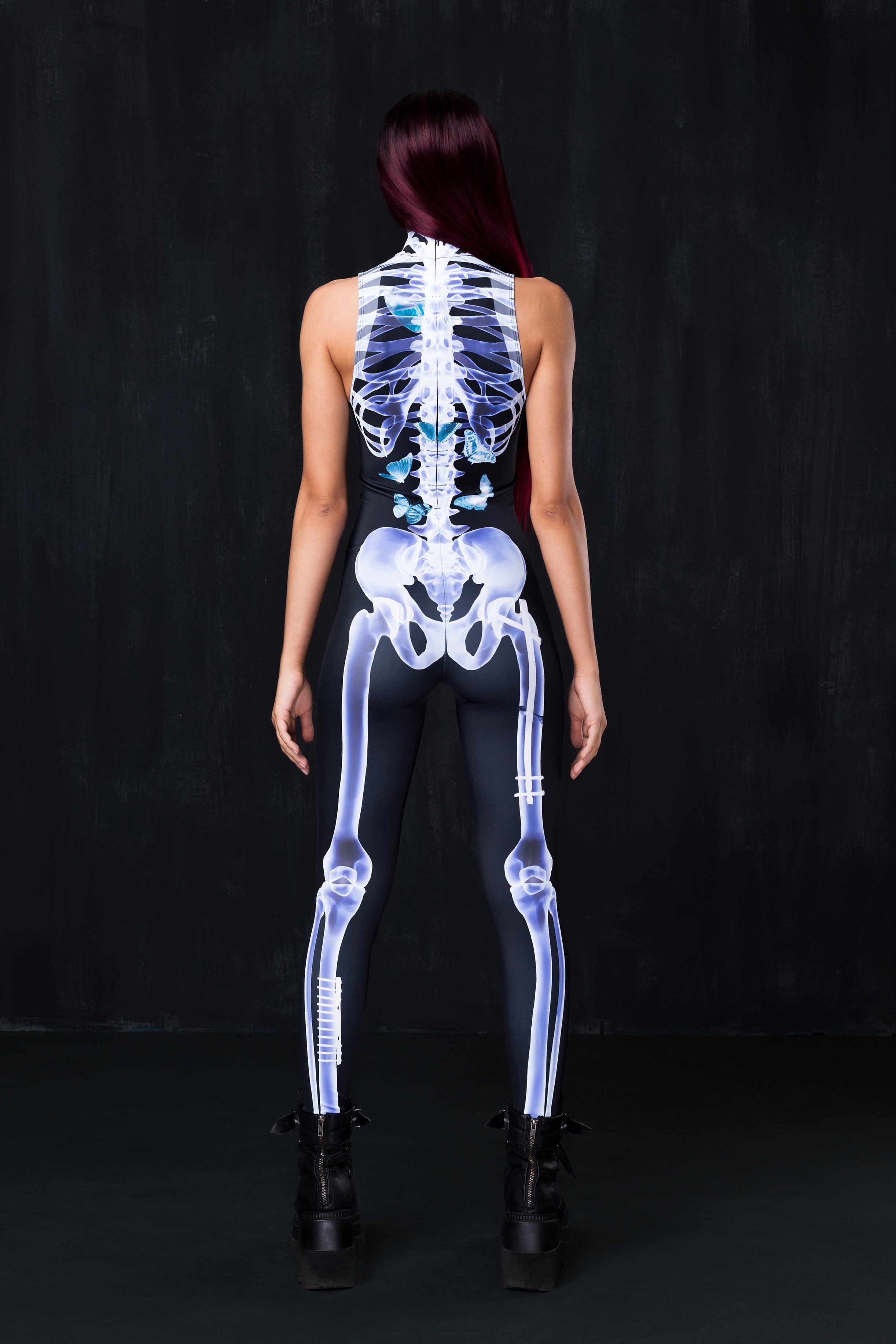 X Ray Skeleton Sleeveless Costume – BADINKA