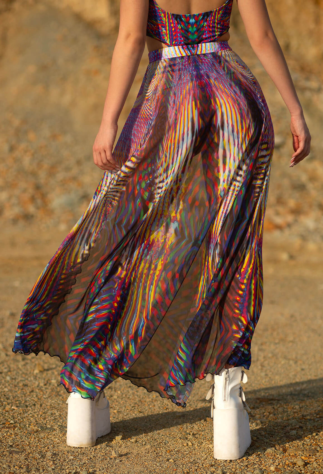 Slipping Away Open Front Skirt Set – BADINKA