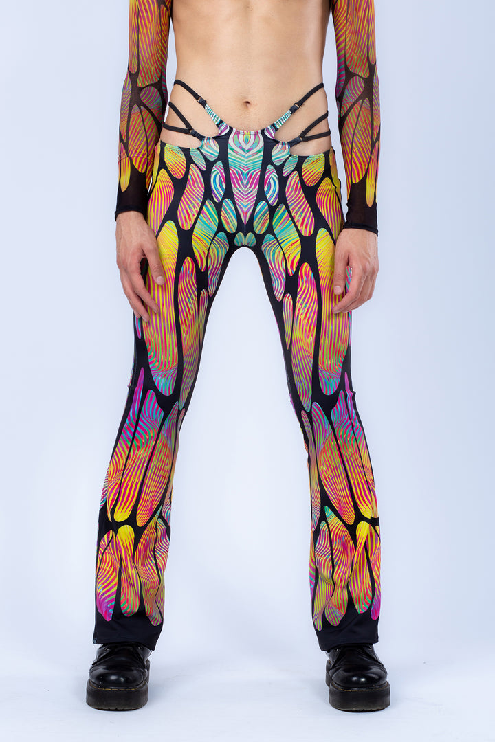 Trypophobia Male Cut-Out Pants – BADINKA