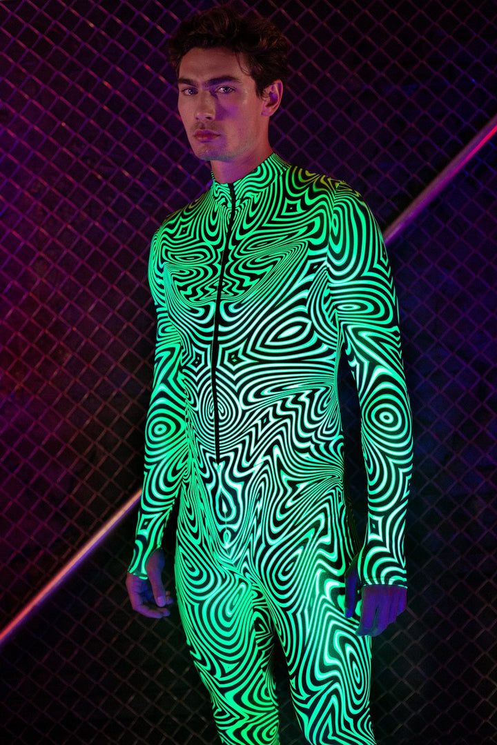 Rapture Green UV Male Costume – BADINKA