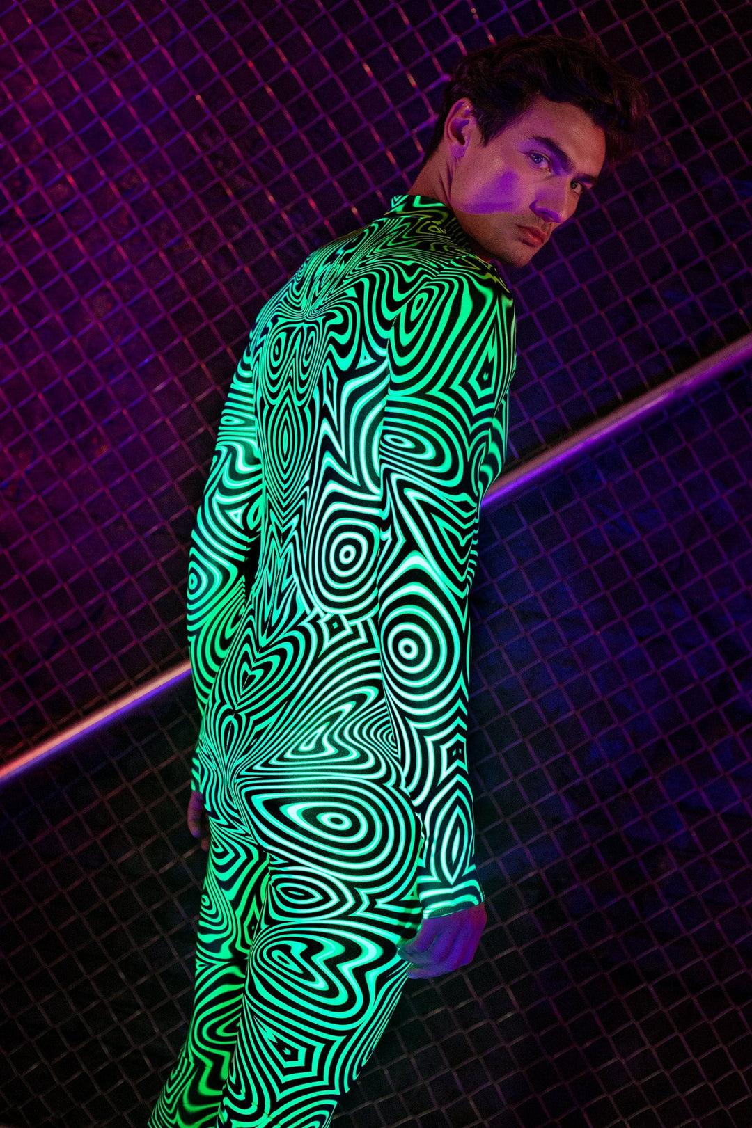 Rapture Green UV Male Costume – BADINKA