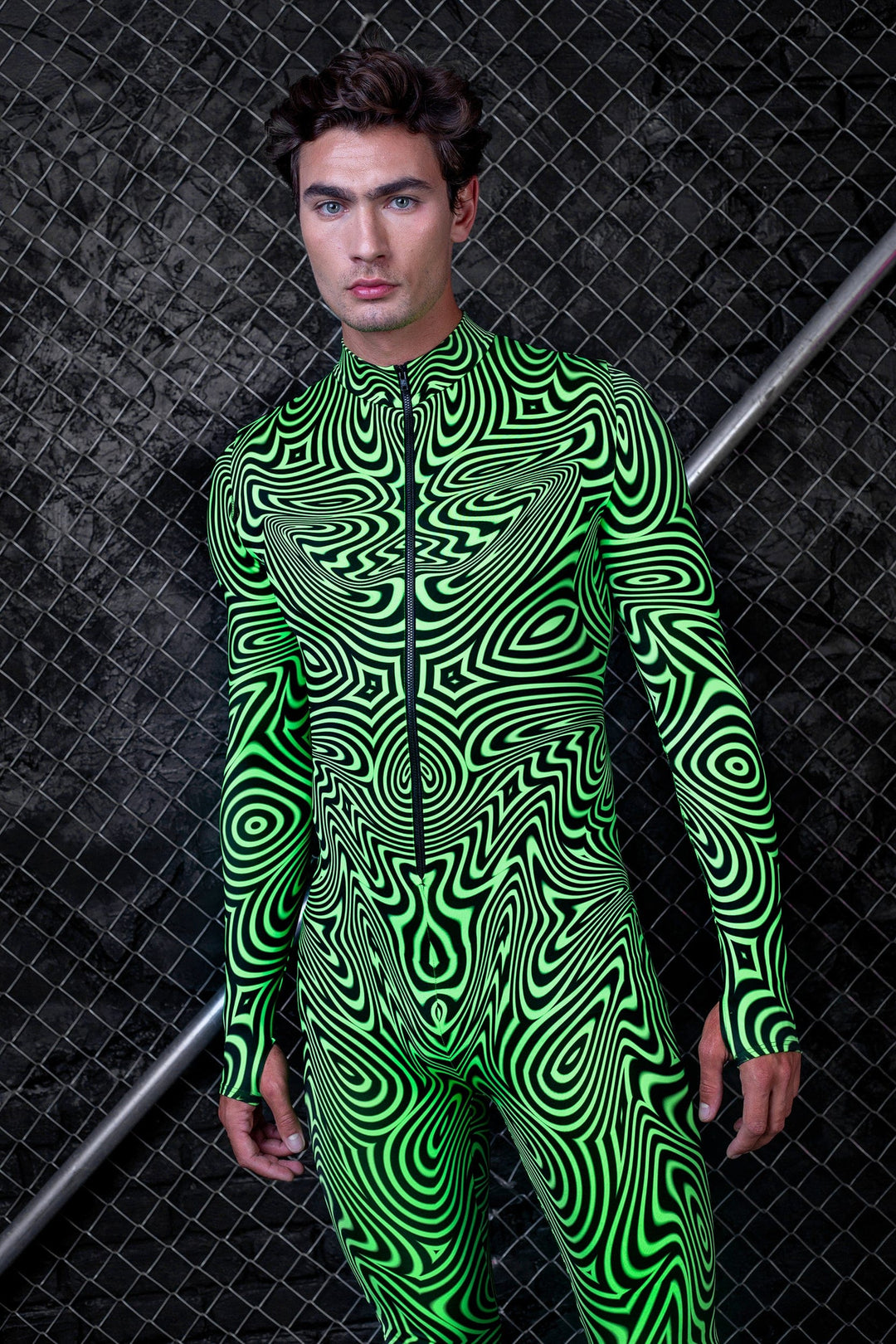 Rapture Green UV Male Costume – BADINKA