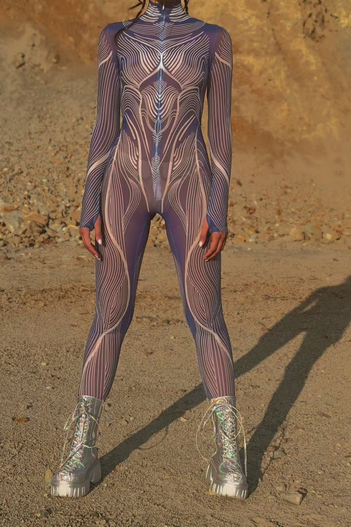 Low Tide Mesh Costume - BADINKA