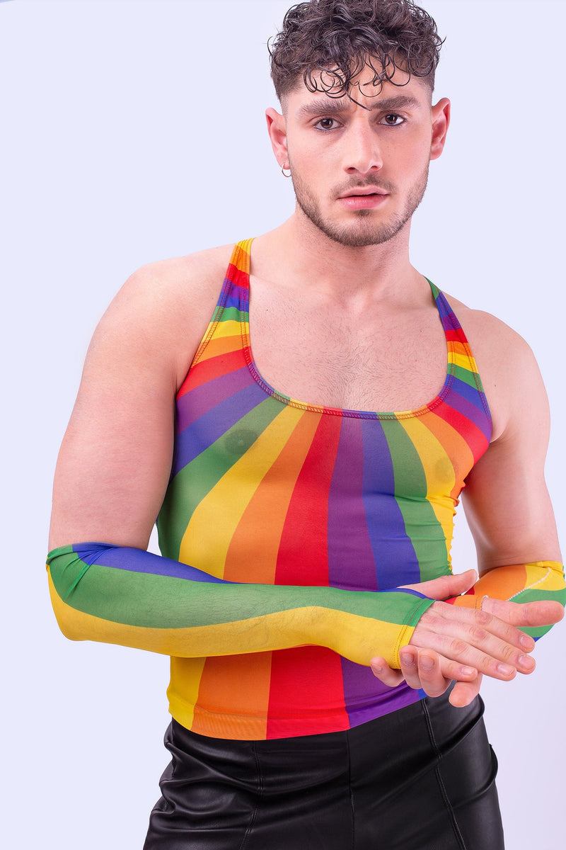 Prism Feel Mesh Male Tank Top – BADINKA